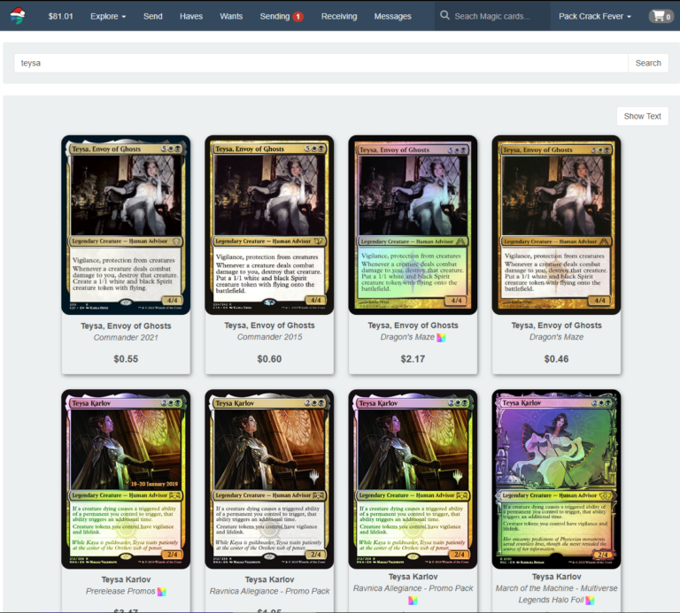 Scryfall Search with Gallery View and Search Everywhere! | Cardsphere Blog