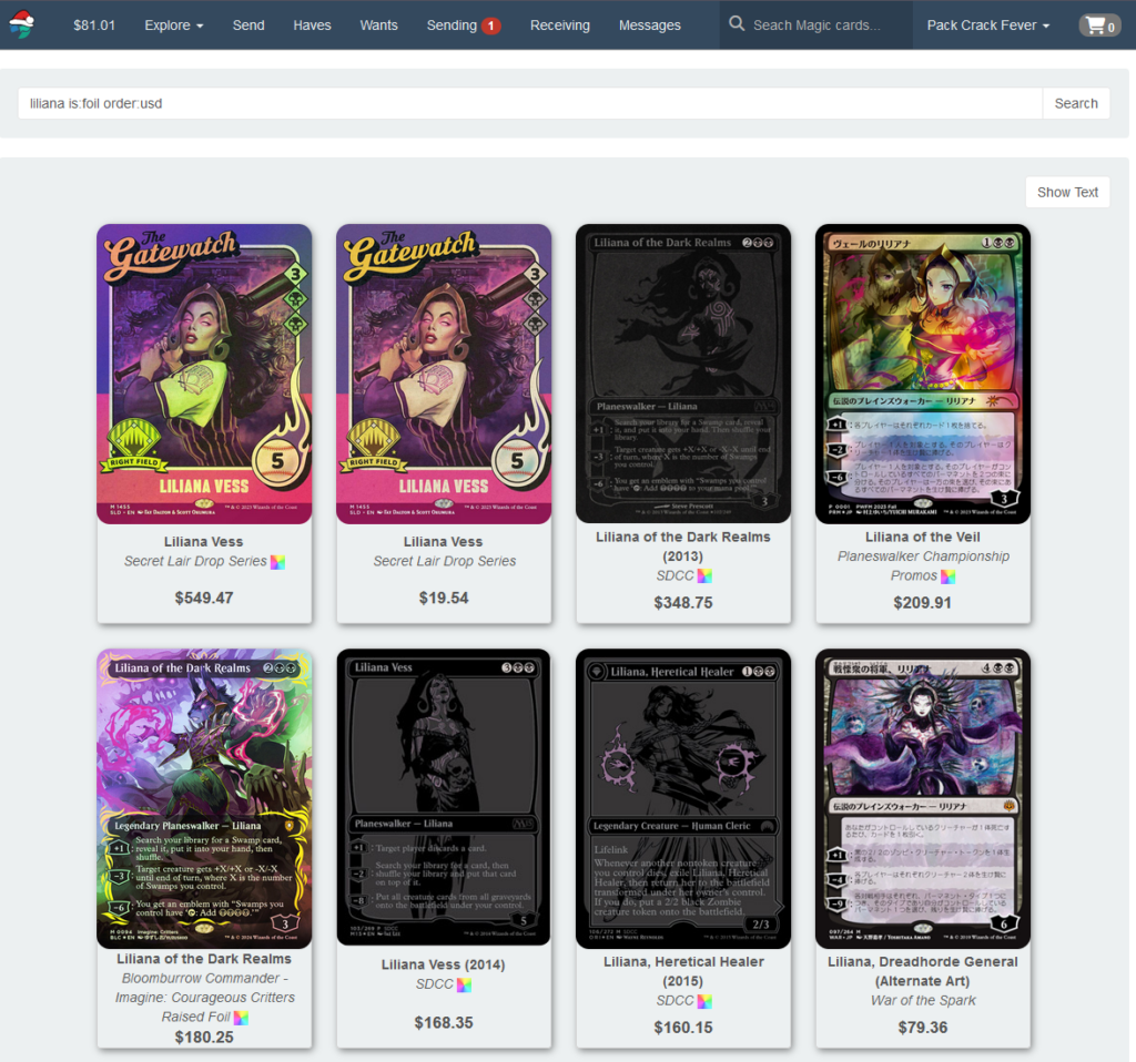 Scryfall Search with Gallery View and Search Everywhere! | Cardsphere Blog